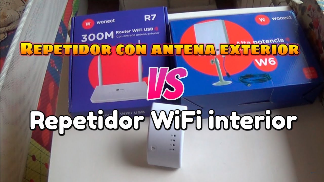 Comparativa velocidad Repetidor WiFi con antena exterior R7 + W6 frente ...