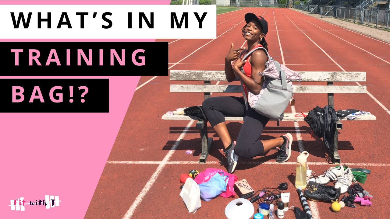 ATHLETE ESSENTIALS — What's in my TRAINING bag? | Athletics 101 || FIT ...