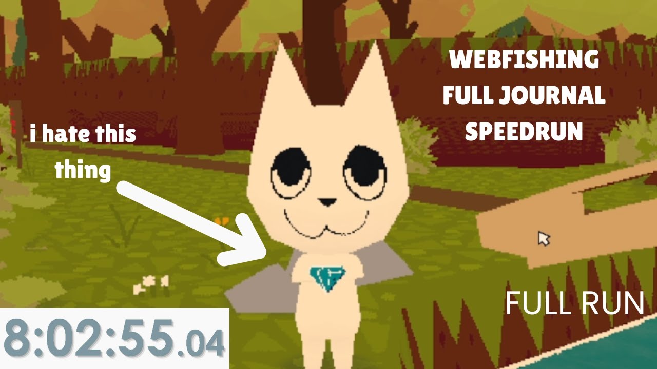 FULL RUN webfishing full journal speedrun - YouTube