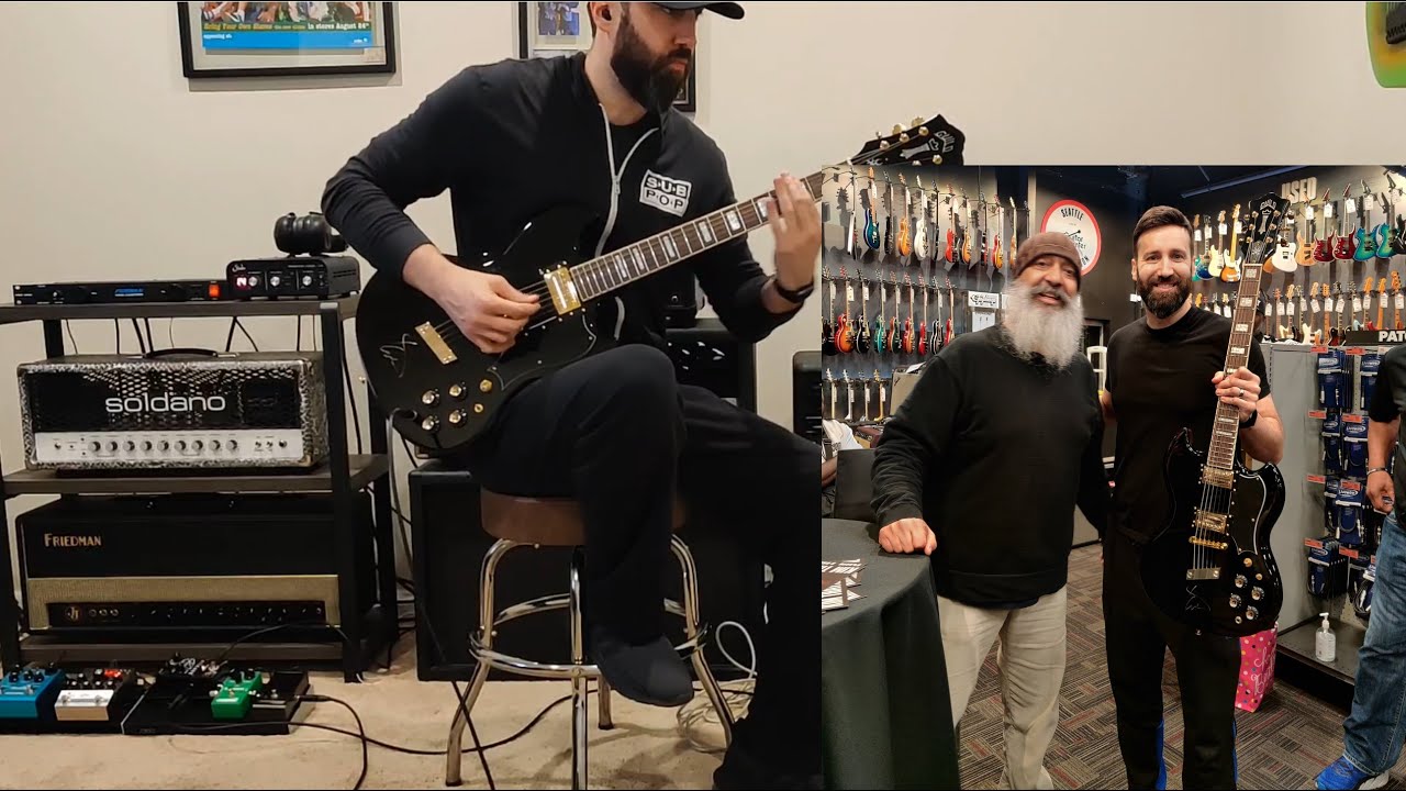 Guild Polara Kim Thayil with Bogner Ecstasy 101b - YouTube