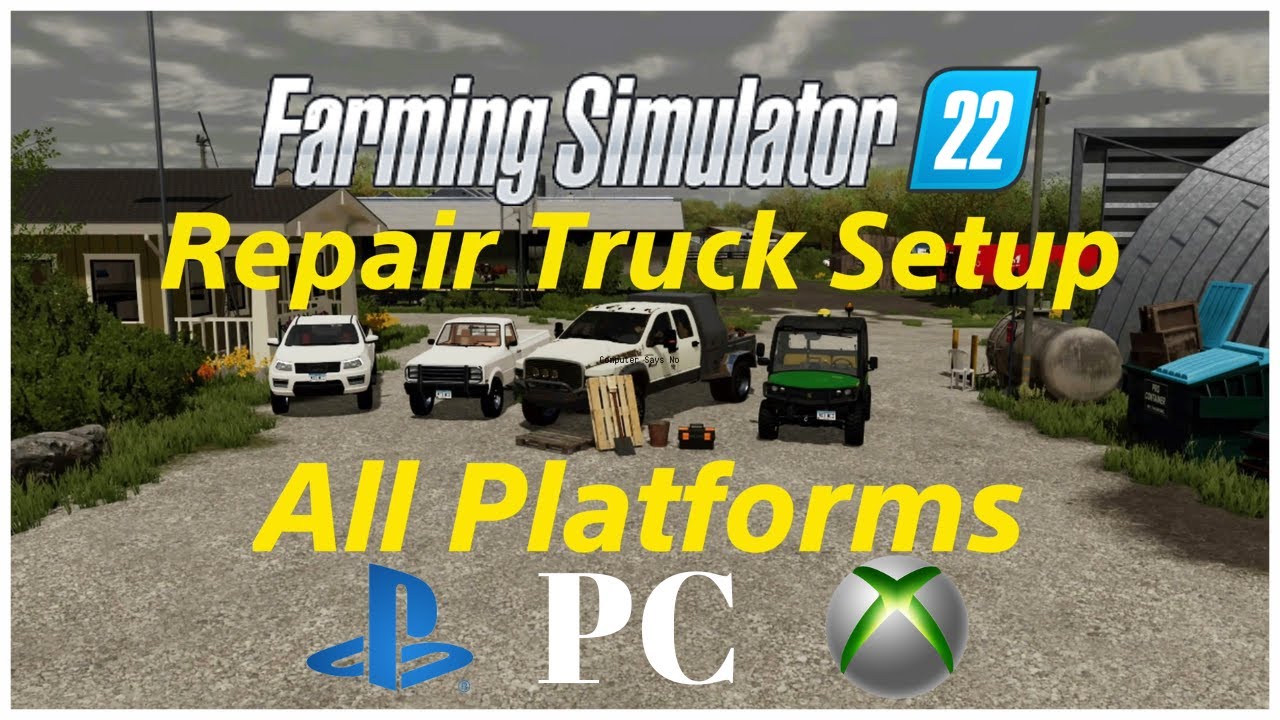 FS22 | Working Repair Truck Setup | All Platforms - YouTube
