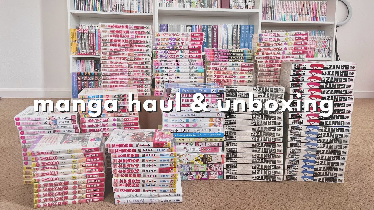 LARGEST manga haul & unboxing i've ever had // 175+ volumes - YouTube