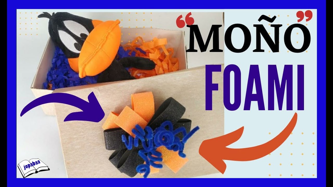 💖Foami Moño escarcha fácil para decorar una CAJA ò un REGALO.🎁Goma eva ...
