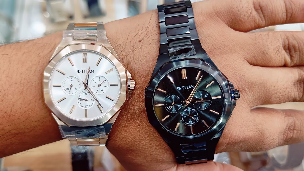 Titan Classic Slim Multifunction Watch Review || 90198WM01 / 90198QM01 ...