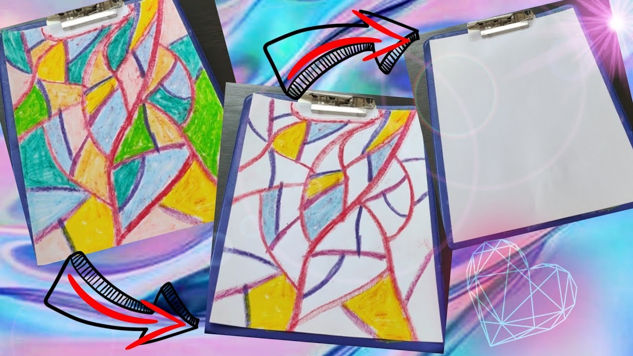 reverse painter | drawing by crayons 👻🎨 - YouTube