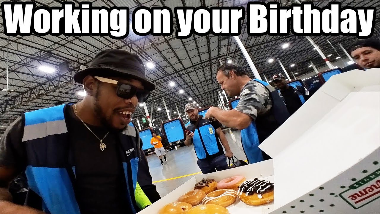 When It's Your Birthday But You Have To Work At Amazon - YouTube