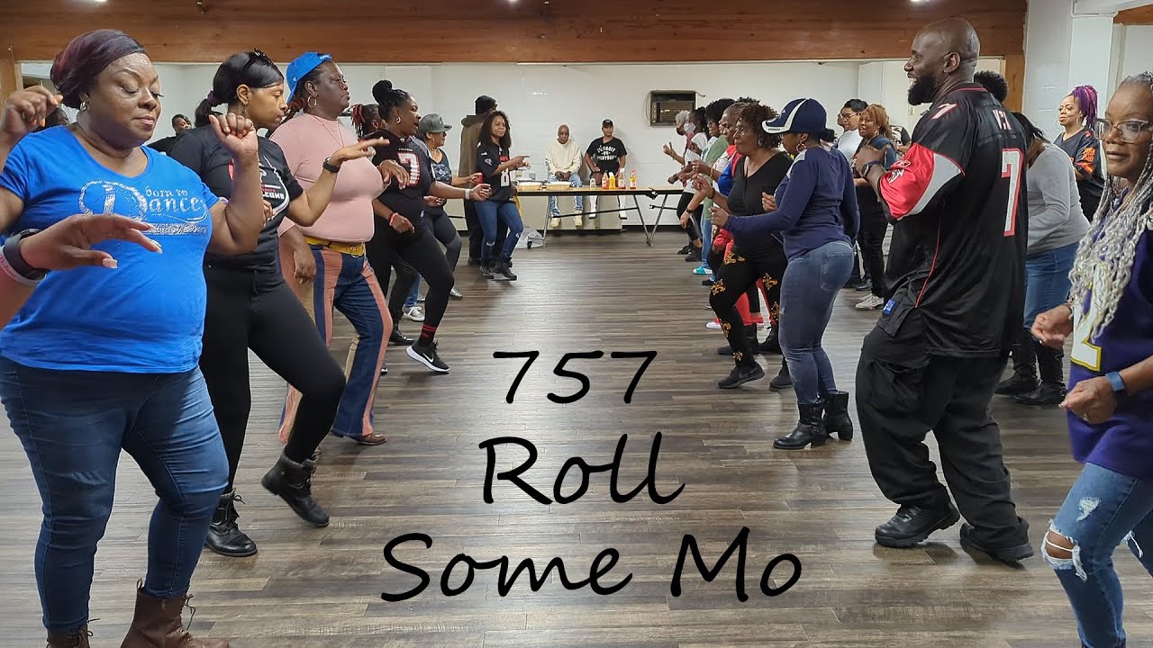757 Roll Some Mo Line Dance - YouTube