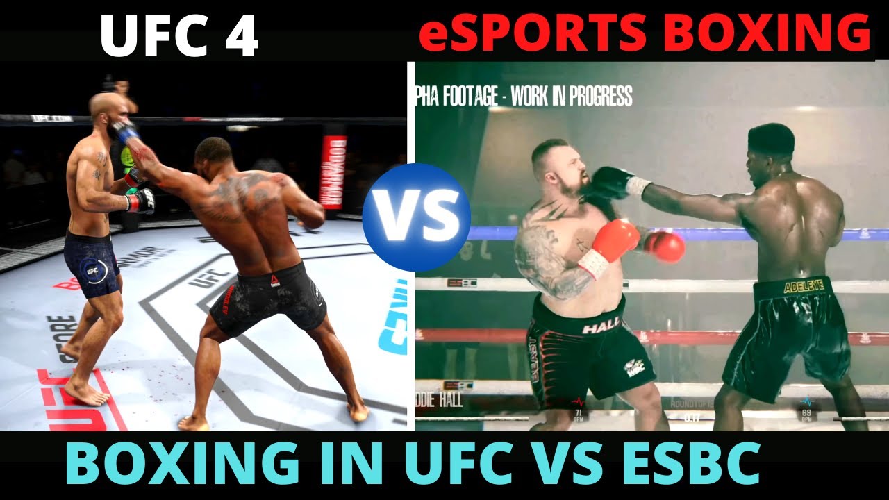 UFC 4 vs eSports Boxing Club ESBC | Side by Side - YouTube