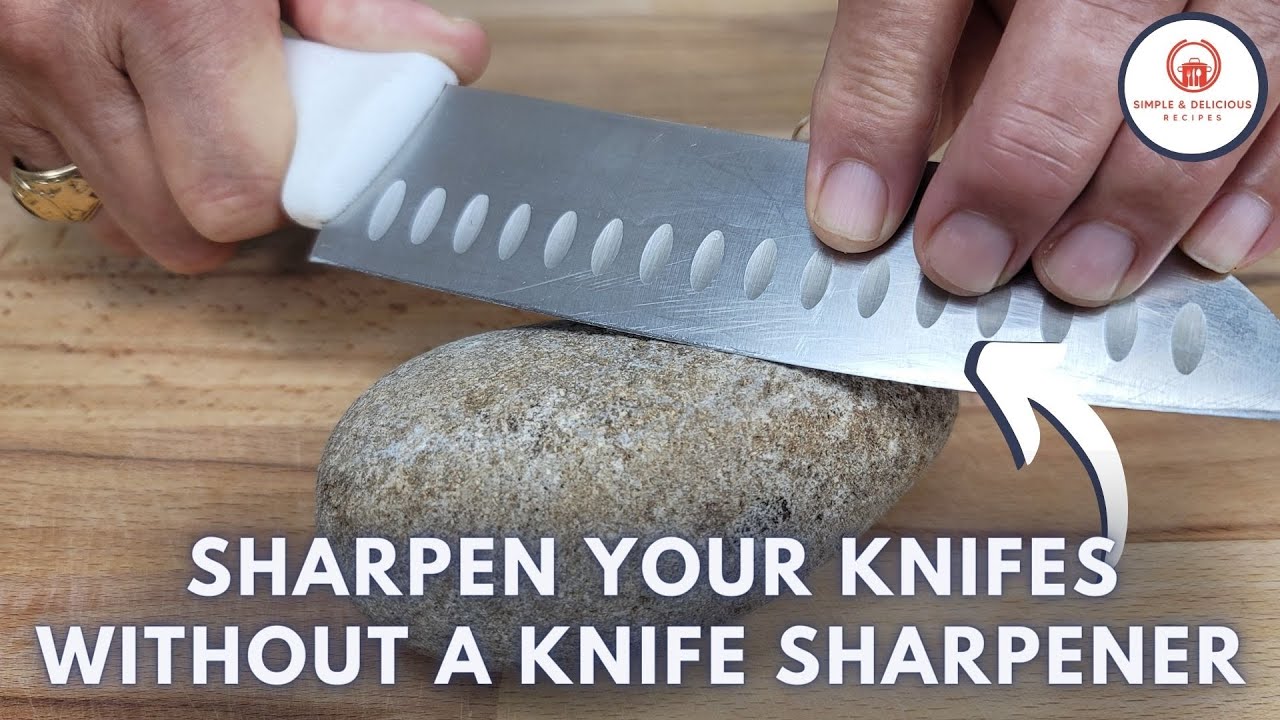 Sharpen your knifes without knife sharpener Simple and Delicious Recipes