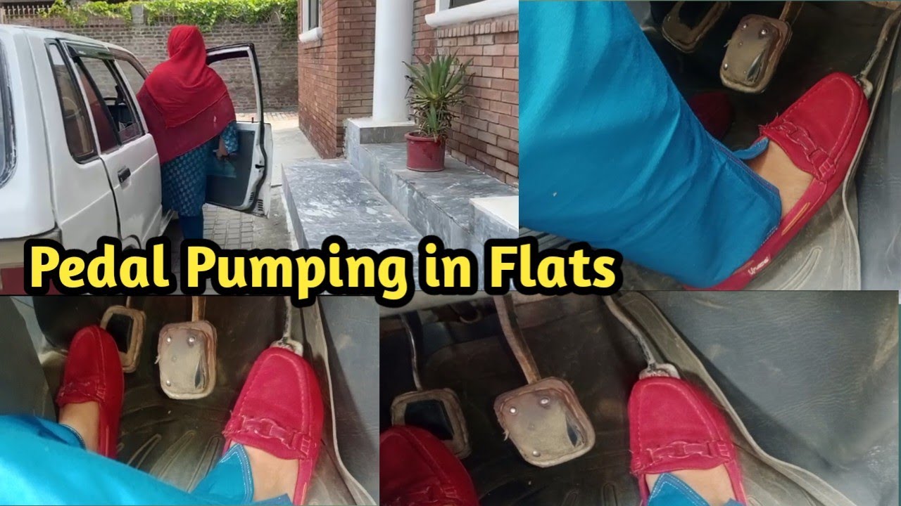 Pedal Pumping with Flats| Revving car| | Mrs HAMAYUN VLOG| Suzuki ...