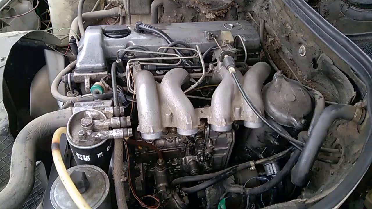 OM601 diesel engine - YouTube