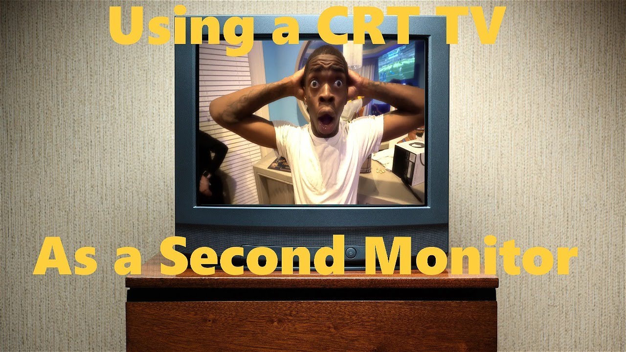 Using a CRT TV as a Second Monitor - YouTube