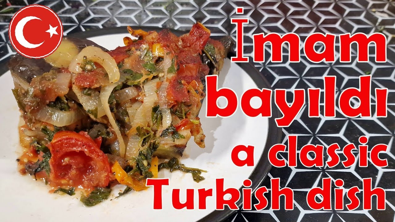 Imam Bayildi a Classic Turkish Stuffed Aubergine Dish - YouTube