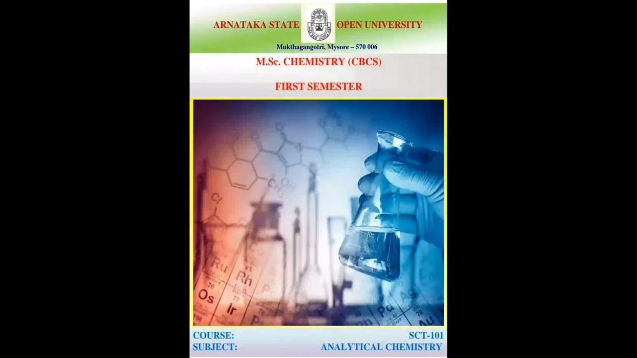 M.Sc 1st Sem | Analytical chemistry | Block 4 | Unit 13 & 14 | Chromatography - YouTube