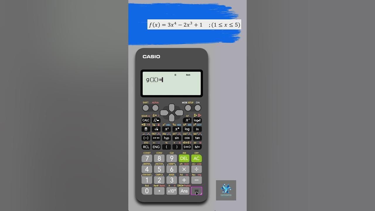 How to Solve Algebraic Function | Casio fx-991ES Scientific Calculator | Exam Tips | Polynomial ...