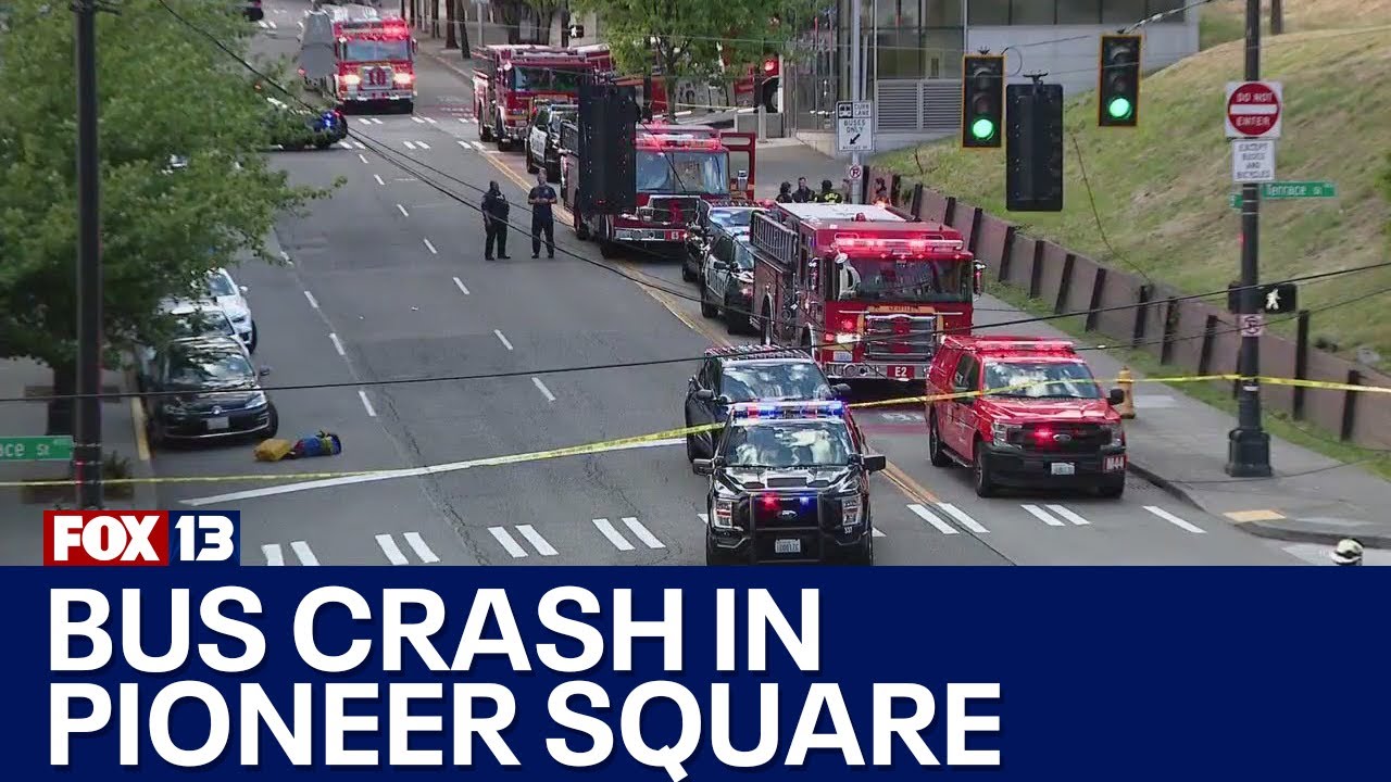 Seattle bus crash: More than a dozen hurt in Pioneer Square | FOX 13 ...