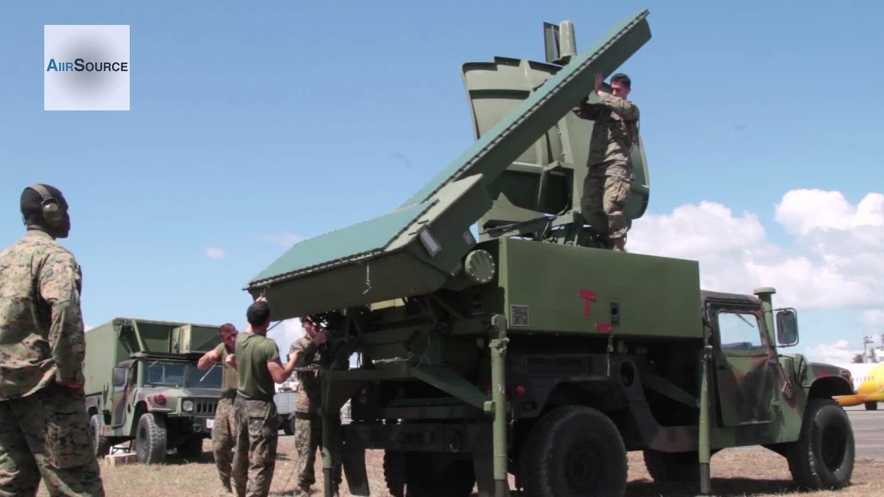 U.S. Marine ATNAVICS Setup - Tacloban Air Base - YouTube