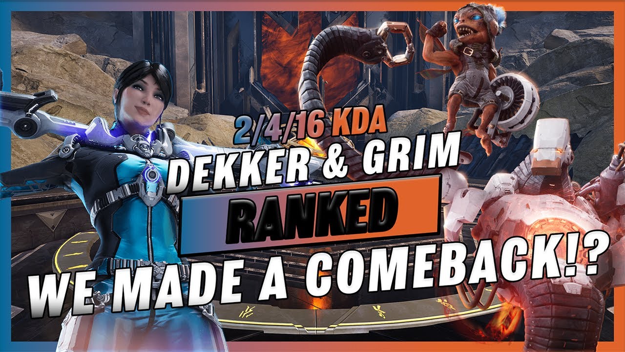 Dekker Support & Grim Ranked - Predecessor Gameplay - YouTube