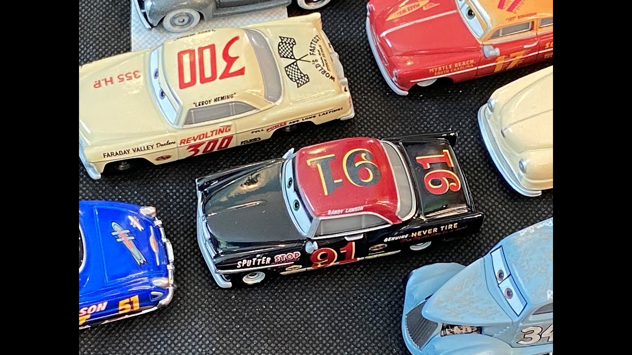 DISNEY PIXAR CARS 3 RANDY LAWSON (PISTON CUP RACING LEGEND) - YouTube