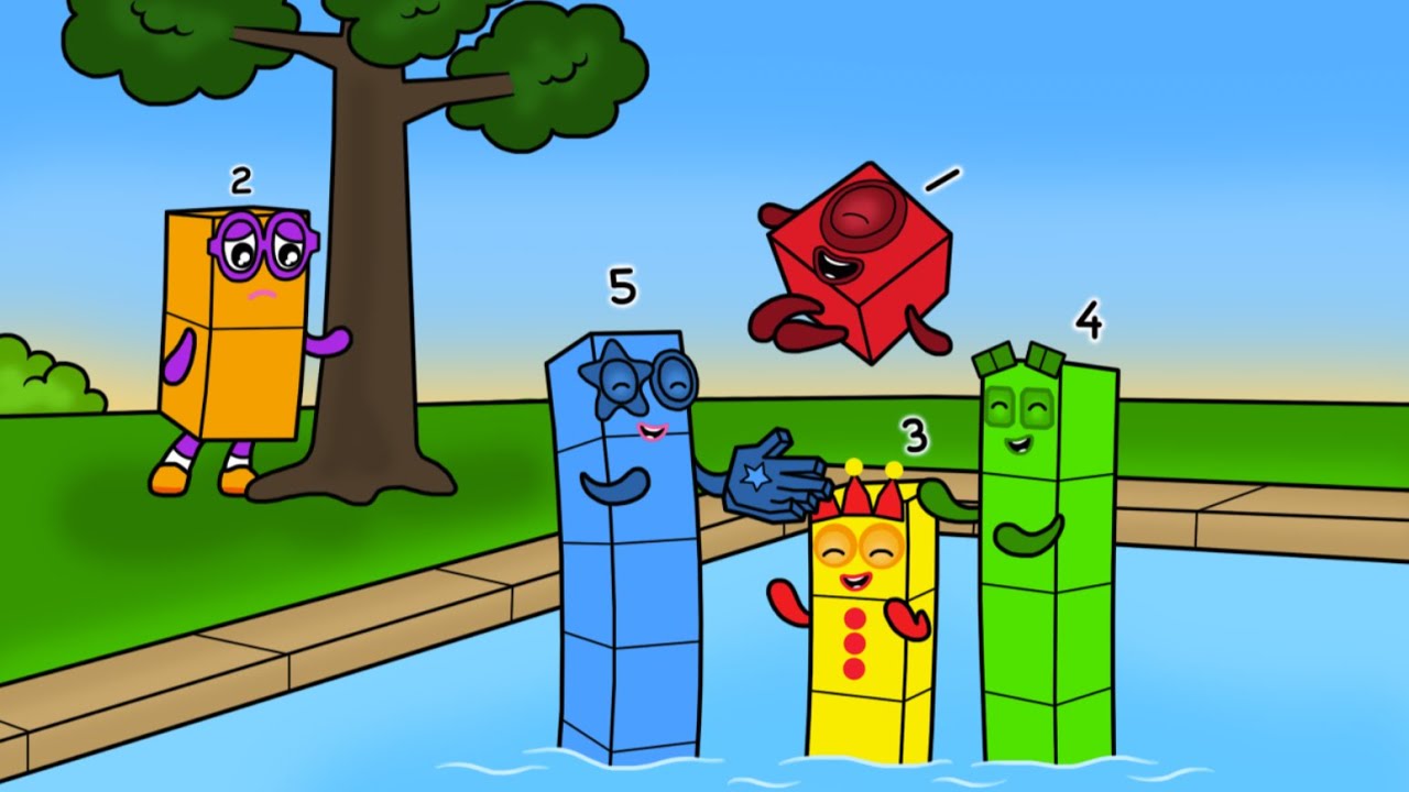 Happy swimming, but not for Numberblocks 2 - Numberblocks fanmade ...