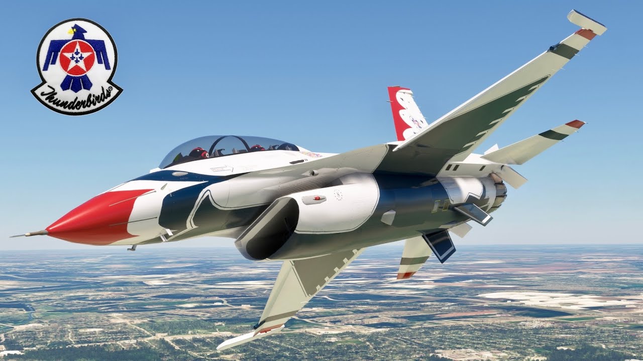 F-16 Thunderbirds | Wings Over Dallas Airshow | Microsoft Flight ...