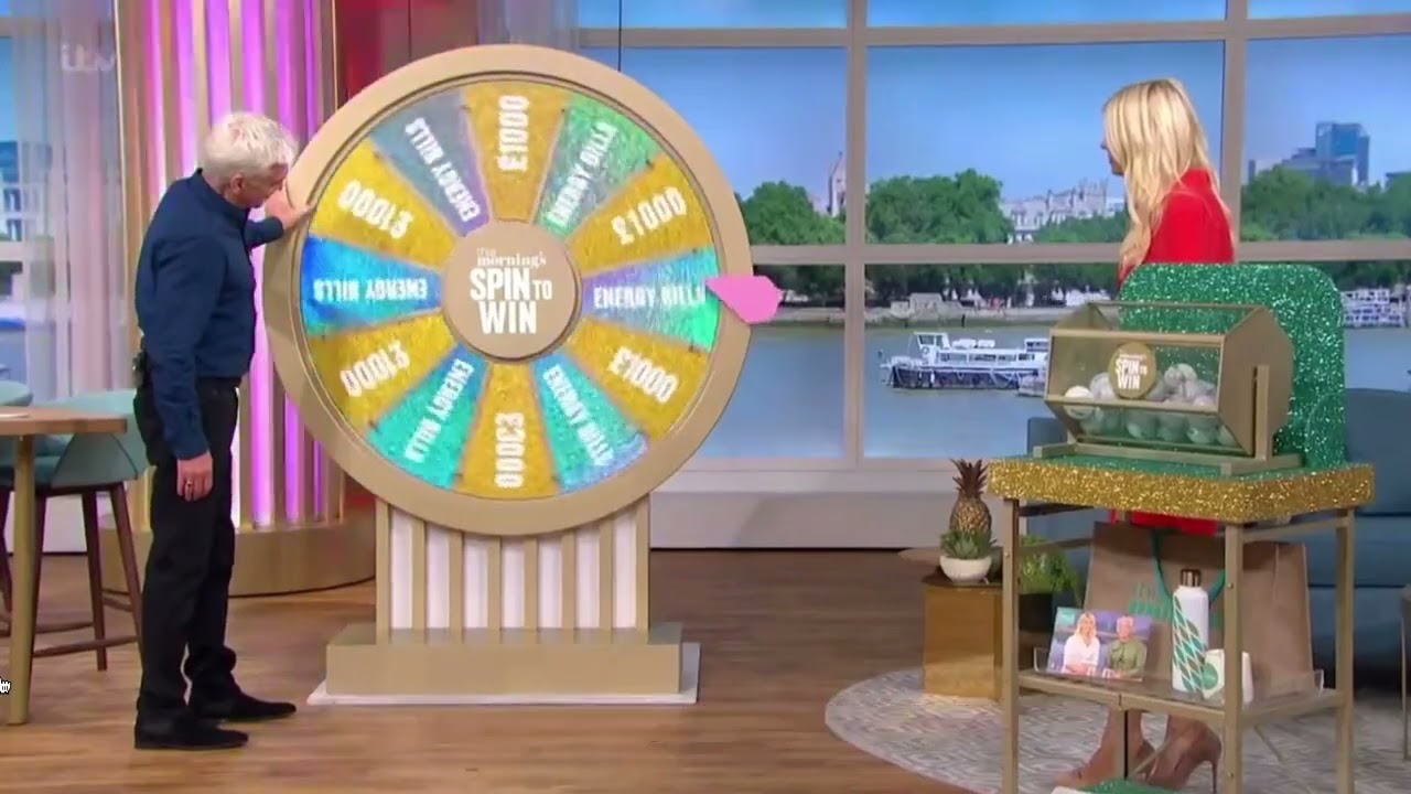 This Morning offer PAYING PEOPLE'S ENERGY BILLS as a PRIZE on Spin The ...