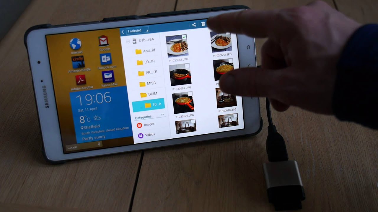 Uploading to FLICKR from a tablet using the app 2015 - YouTube
