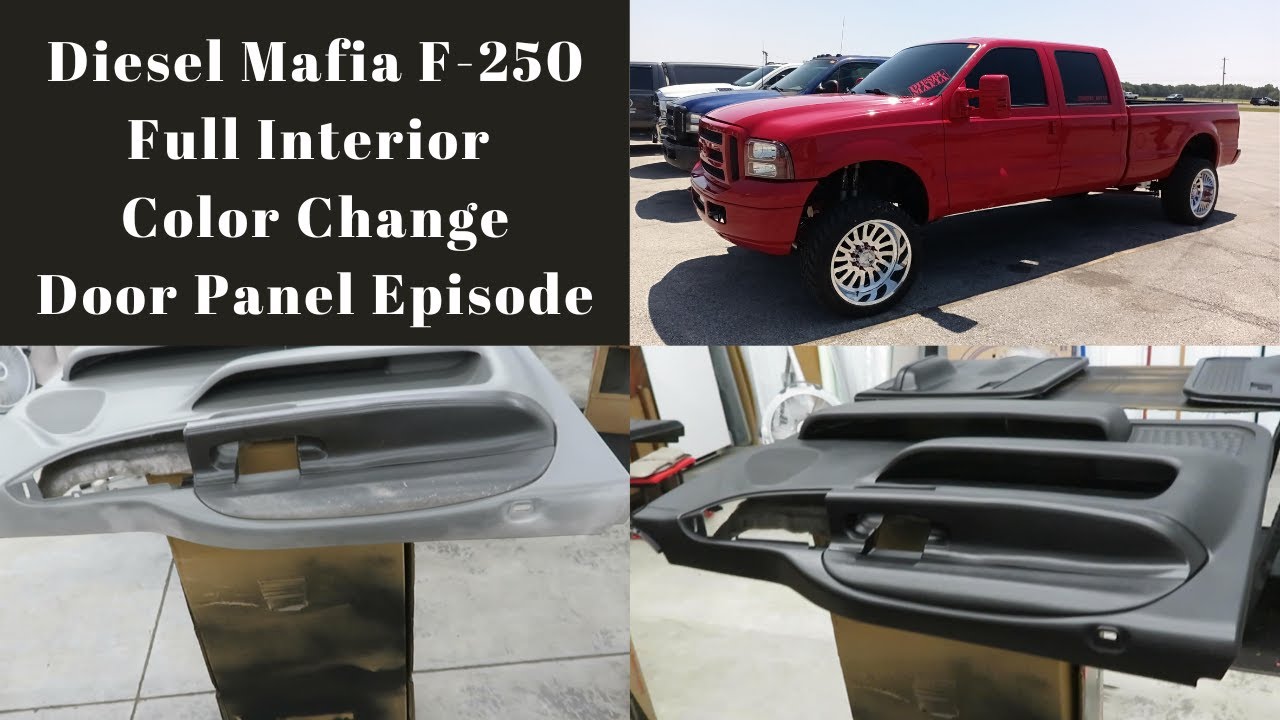 DIY Ford F-250 Door Panel Makeover: SEM Color Coat Application - YouTube