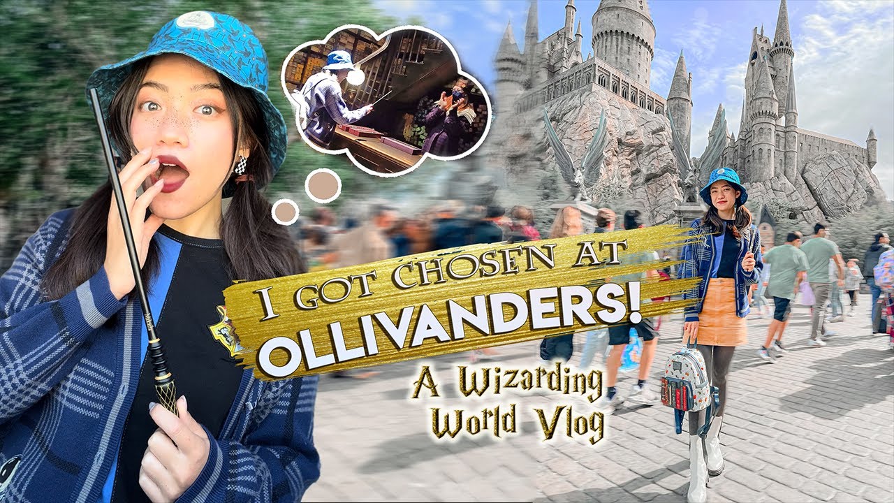 Getting a custom wand at the Wizarding World! ⚡ - YouTube