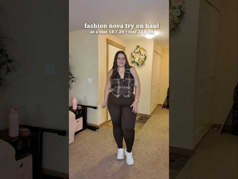 Fashion Nova Plus Size Try On Haul | Size 18/20 Fall Outfits
