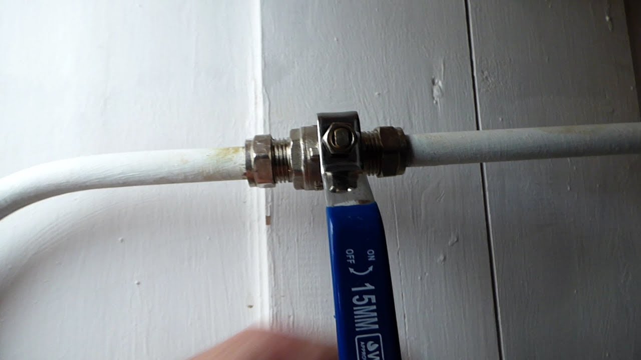 Can i change my stopcock for a full bore lever tap? - YouTube