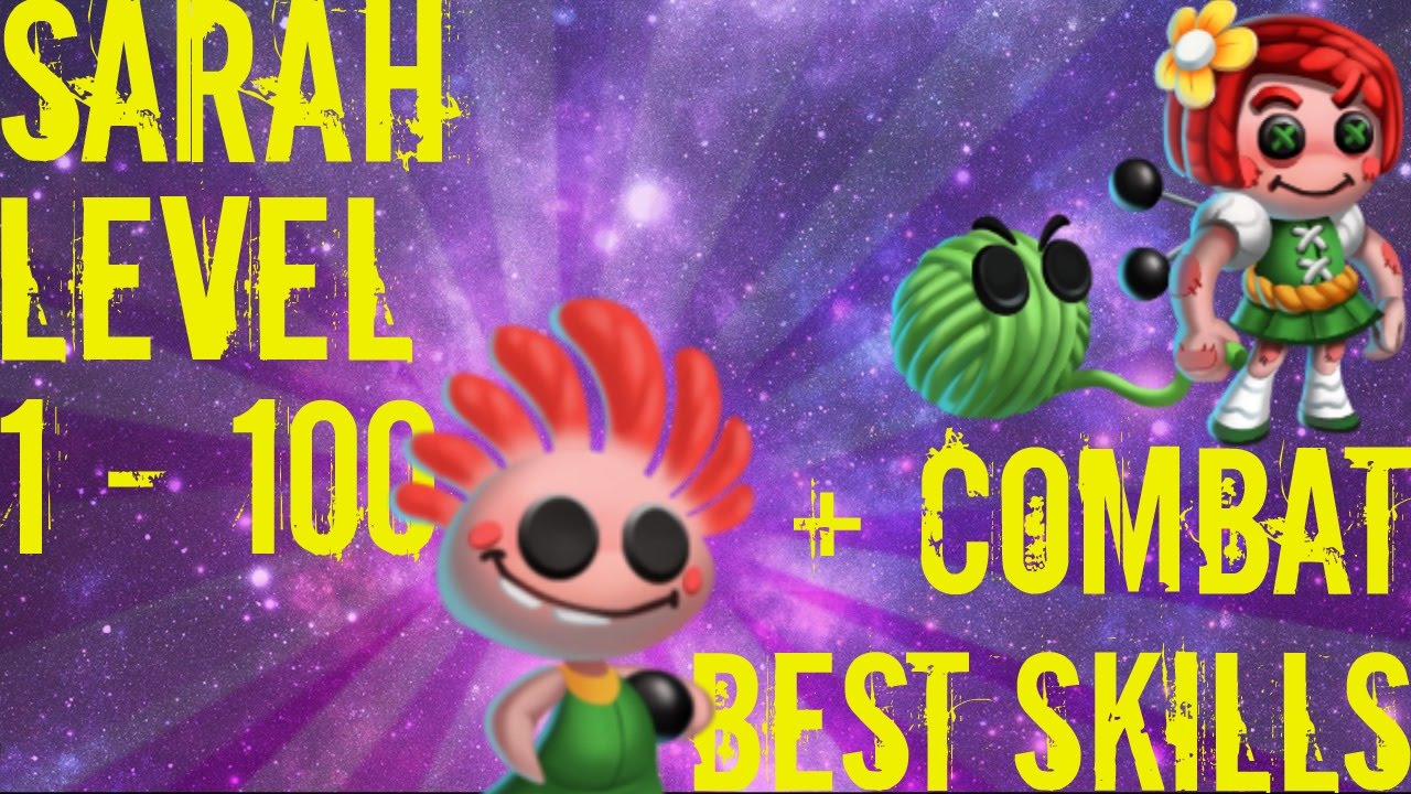 Monster Legends - Sarah - Level 1 to 100 - YouTube