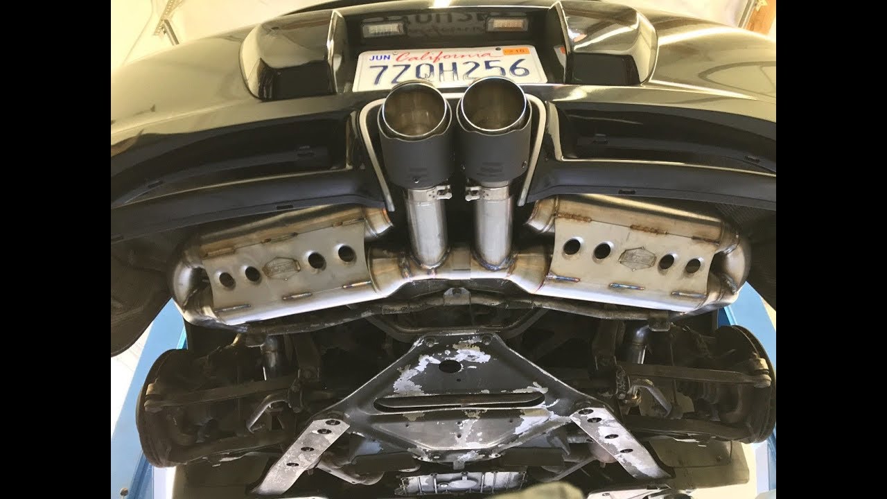 Porsche Cayman S 987.1 Exhaust Modification: Arc Werkz vs Stock - YouTube