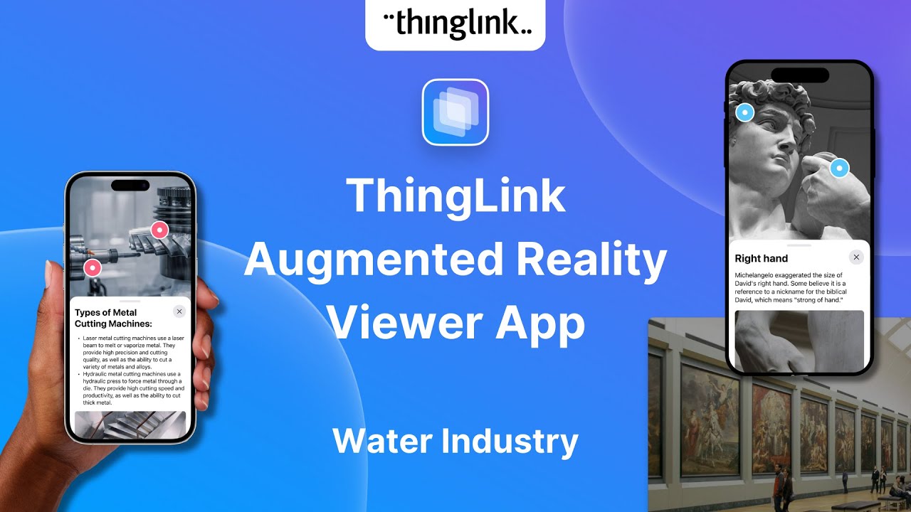 ThingLink Augmented Reality AR App Water Industry Troubleshooting - YouTube