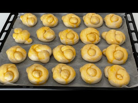 1 Yumurta İle Şekli  ŞAHANE OLDU 🔝🤩DÜĞÜM POĞAÇAYI Birde Böyle DENEYİN ‼️