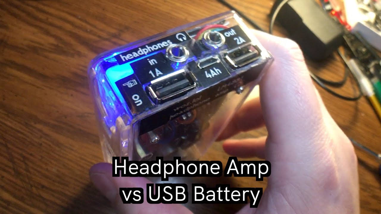 DIY Headphone Amplifier and USB Battery Bank - YouTube