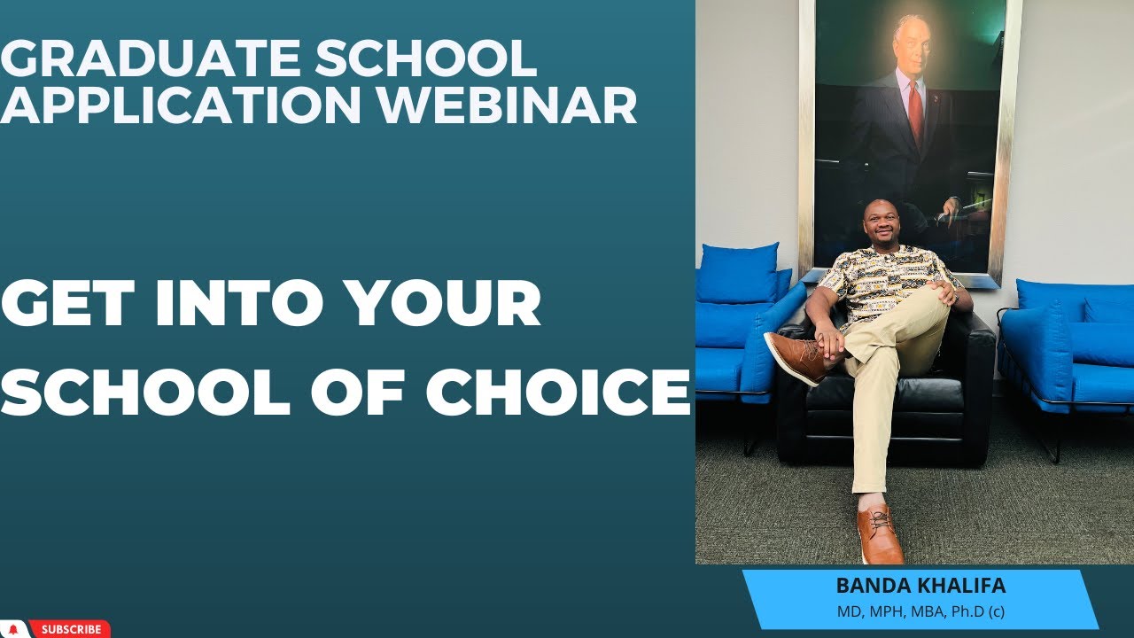 The Secret of Graduate School Application. - YouTube