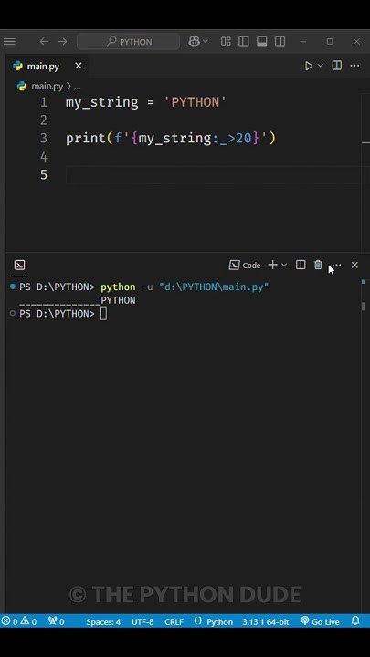 This Python String Formatting Trick Will Blow Your Mind Youtube