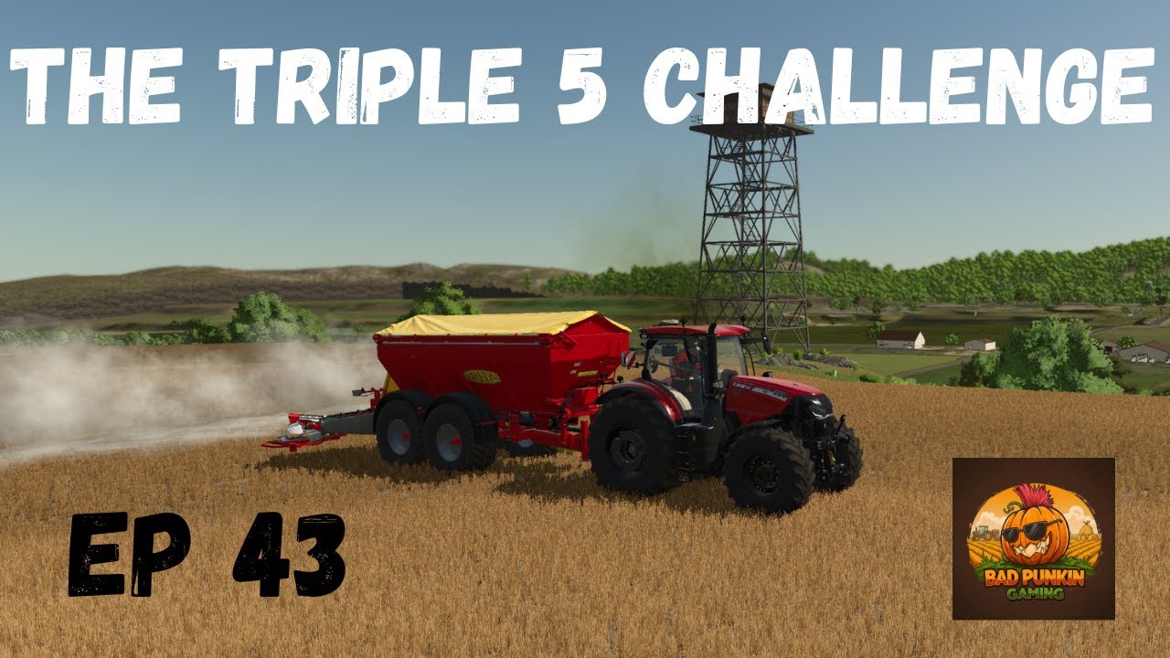 Triple 5 Challenge | Ep 43 | Out with Barley, in with Chaff Corn - YouTube