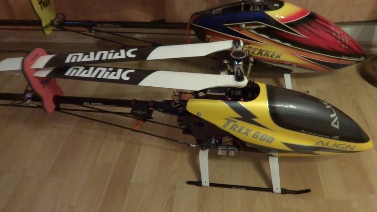 Align T-Rex 600 ESP, upgrade to DFC, with Castle ICE2 120HV ESC ! - YouTube