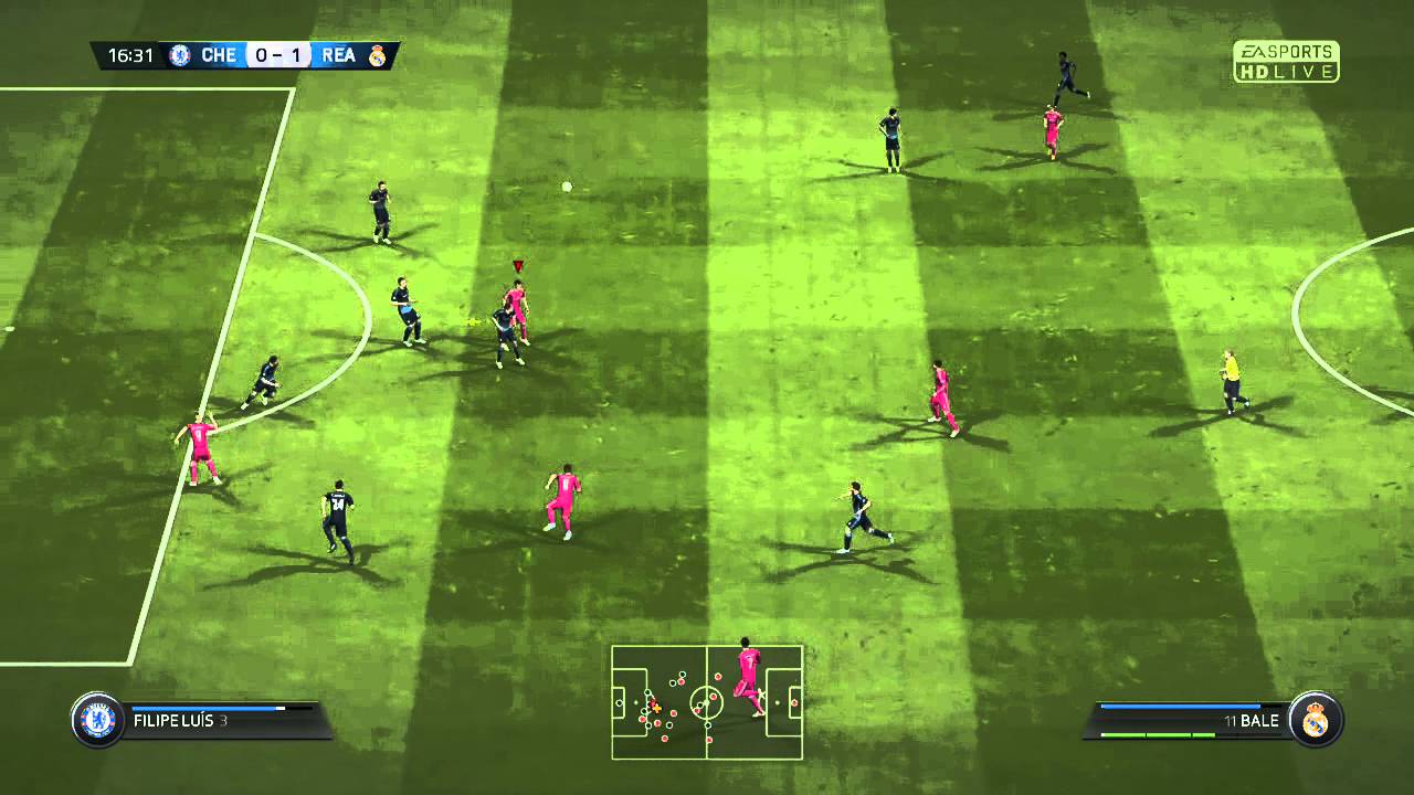 FIFA 15 - Fantastic (Unfortanately Offside) Team Goal From Benzema ...