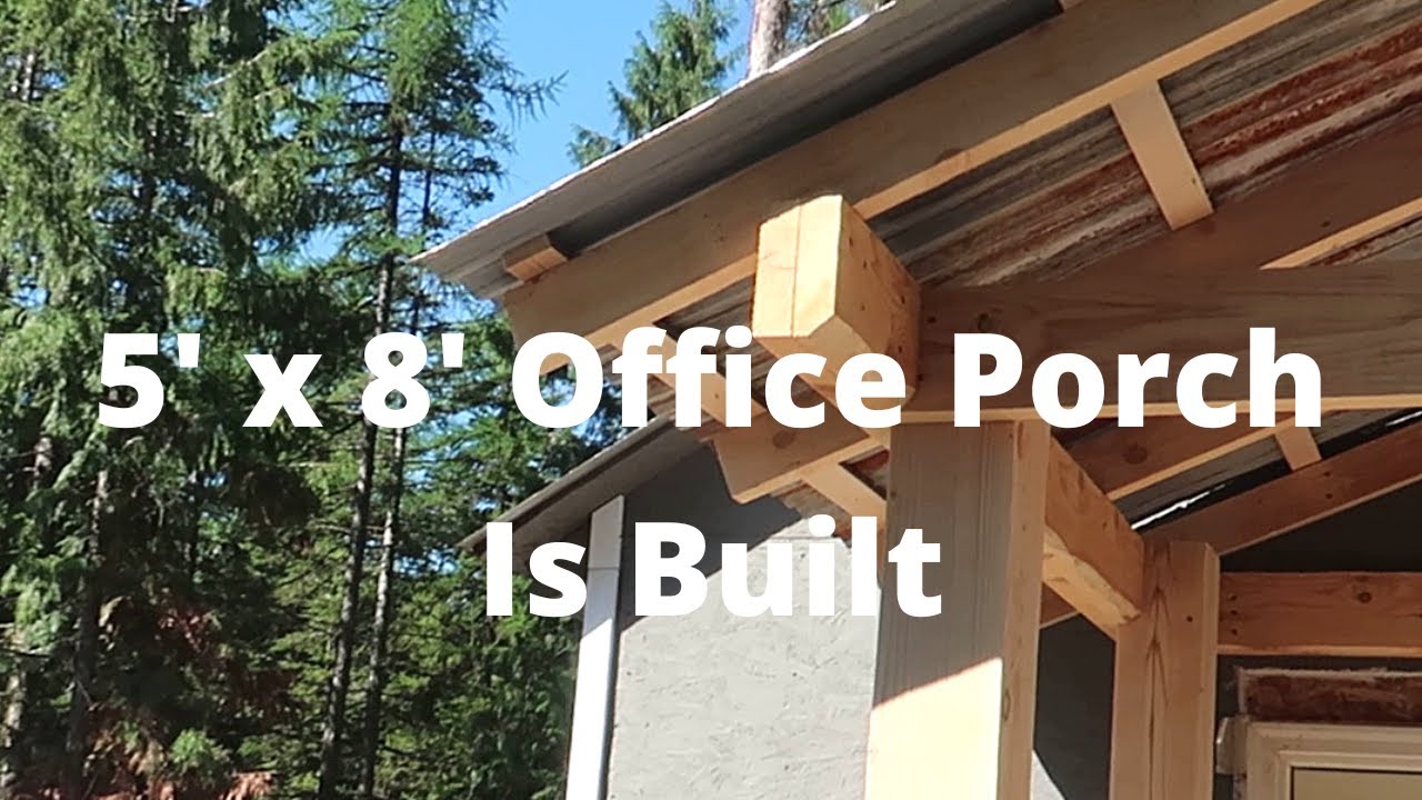 Rough Cut Lumber Porch Build. - YouTube
