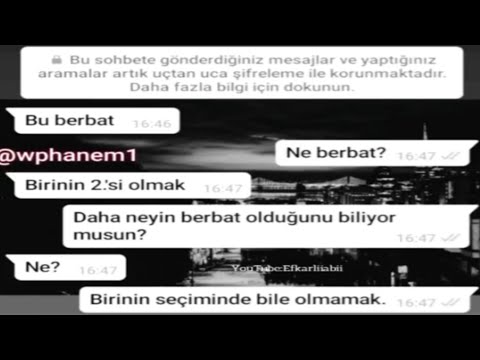 Milyonları Ağlatan Duygusal WhatsApp Konuşmaları #45 (😔🥀)