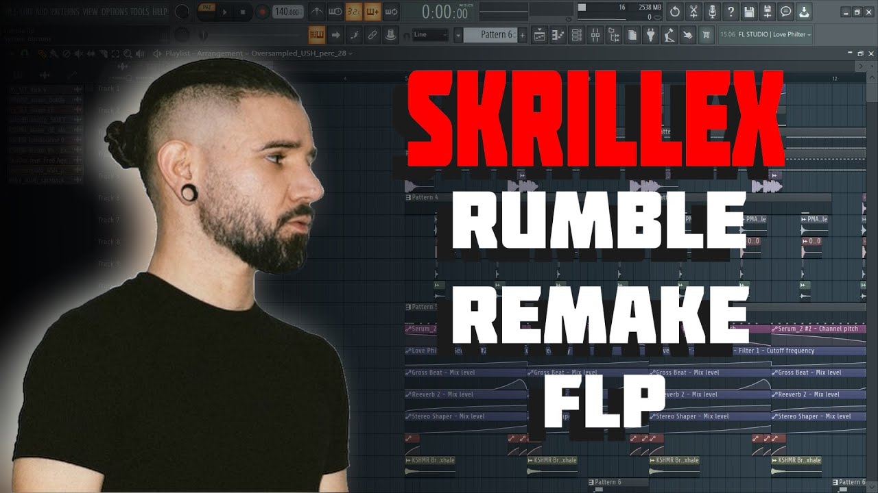 Skrillex, Fred again.. & Flowdan - Rumble remake in FL STUDIO 20 | FLP ...
