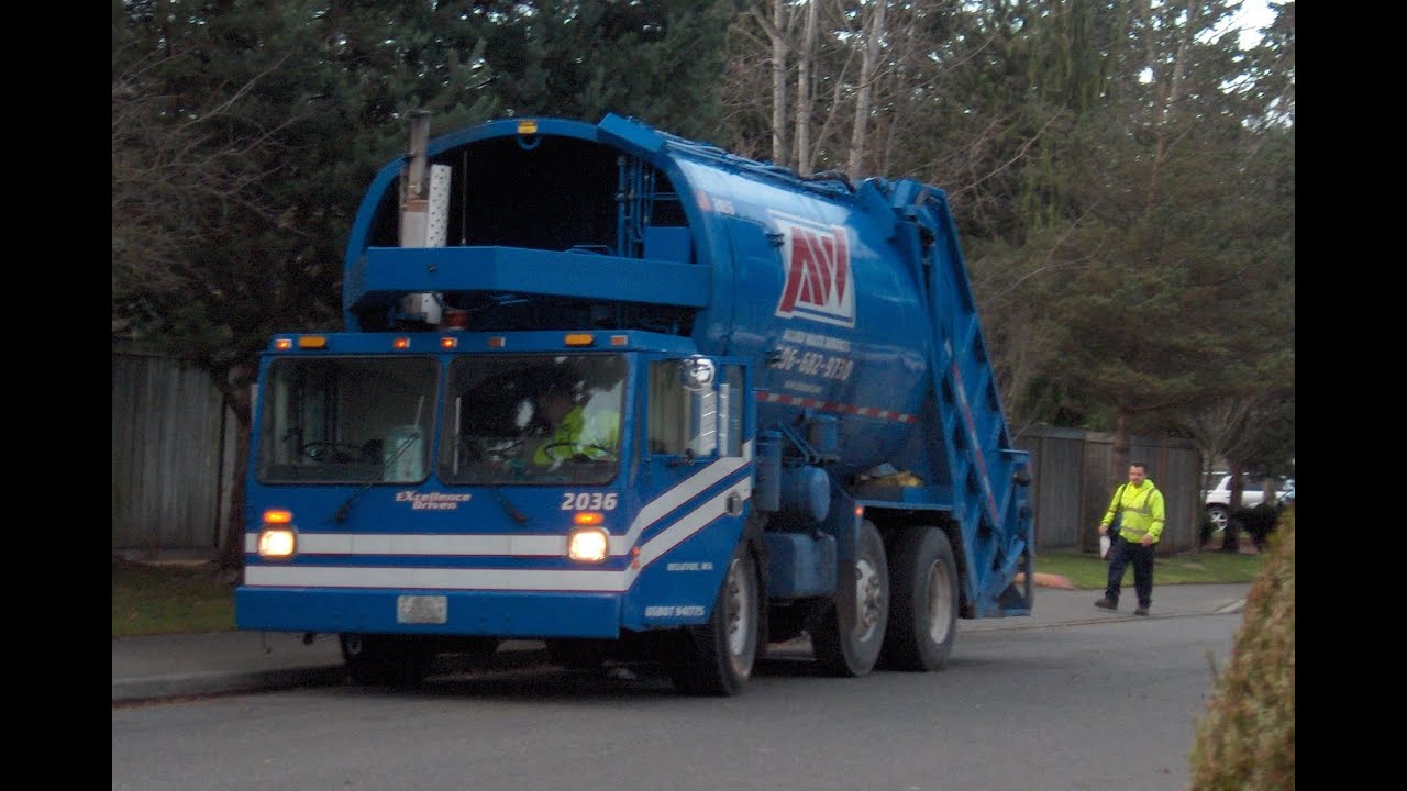 Rabanco Allied Wasted Garbage Trucks - Random Bonus Footage - See Other ...