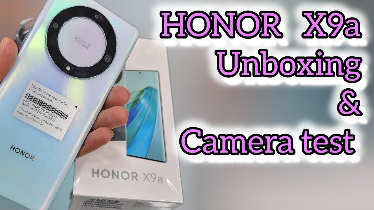 Honor New model X9a Titanium Silver unboxing | camera test & review ...