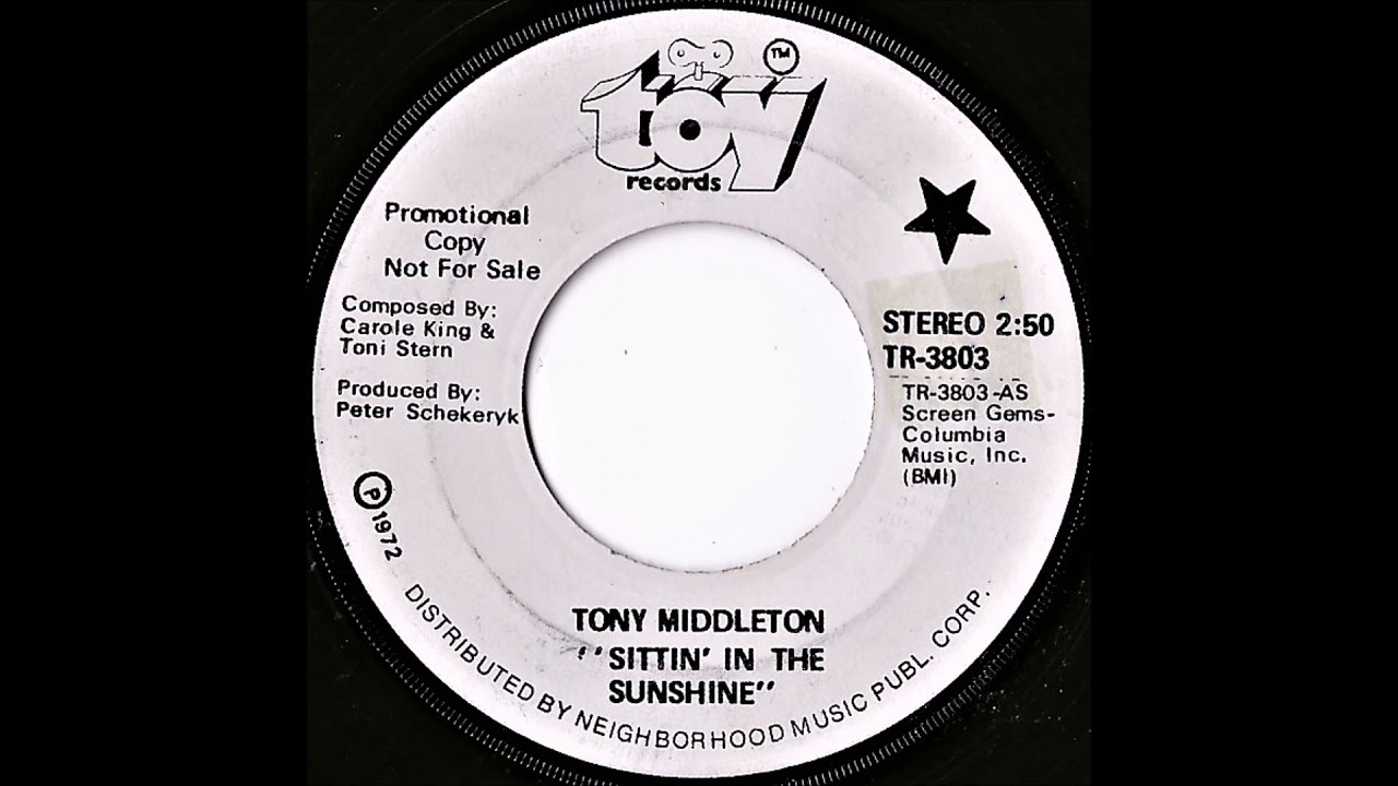 Tony Middleton- Sittin' In The Sunshine - YouTube
