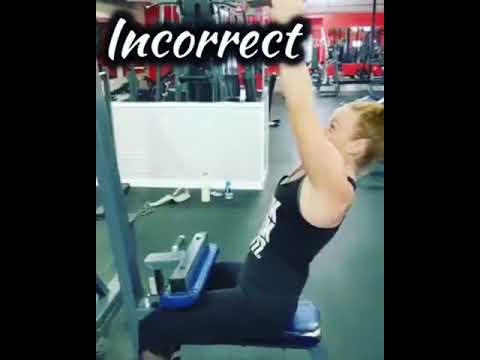 Correct "Lat Pull" Form - YouTube