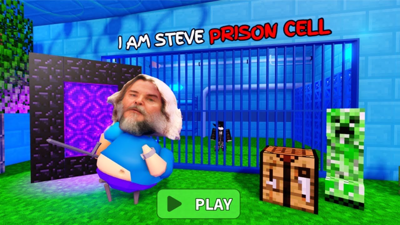 STEVE MINECRAFT MOVIE PRISON RUN OBBY | ROBLOX - YouTube