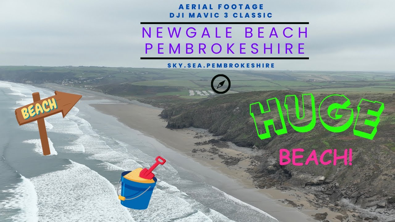 Stunning Drone Footage Of One Of Pembrokeshire's Finest Beaches ...